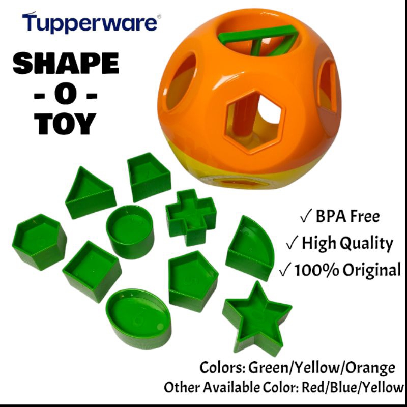 Tupperware Shape O Toy | Shopee Philippines