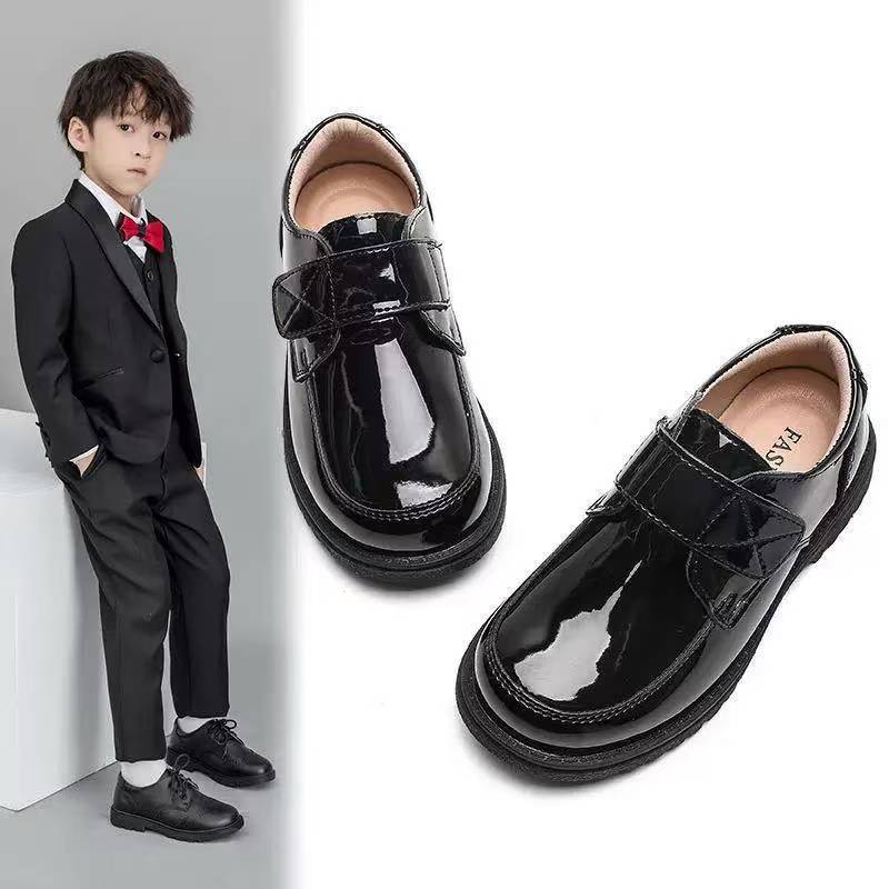 kids black shoes #233 school shoes for boy&girls unisex sneakers ...