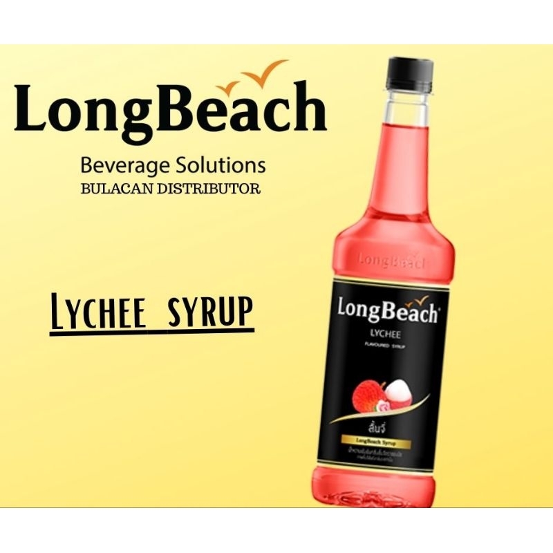 Lychee syrup (longbeach) | Shopee Philippines