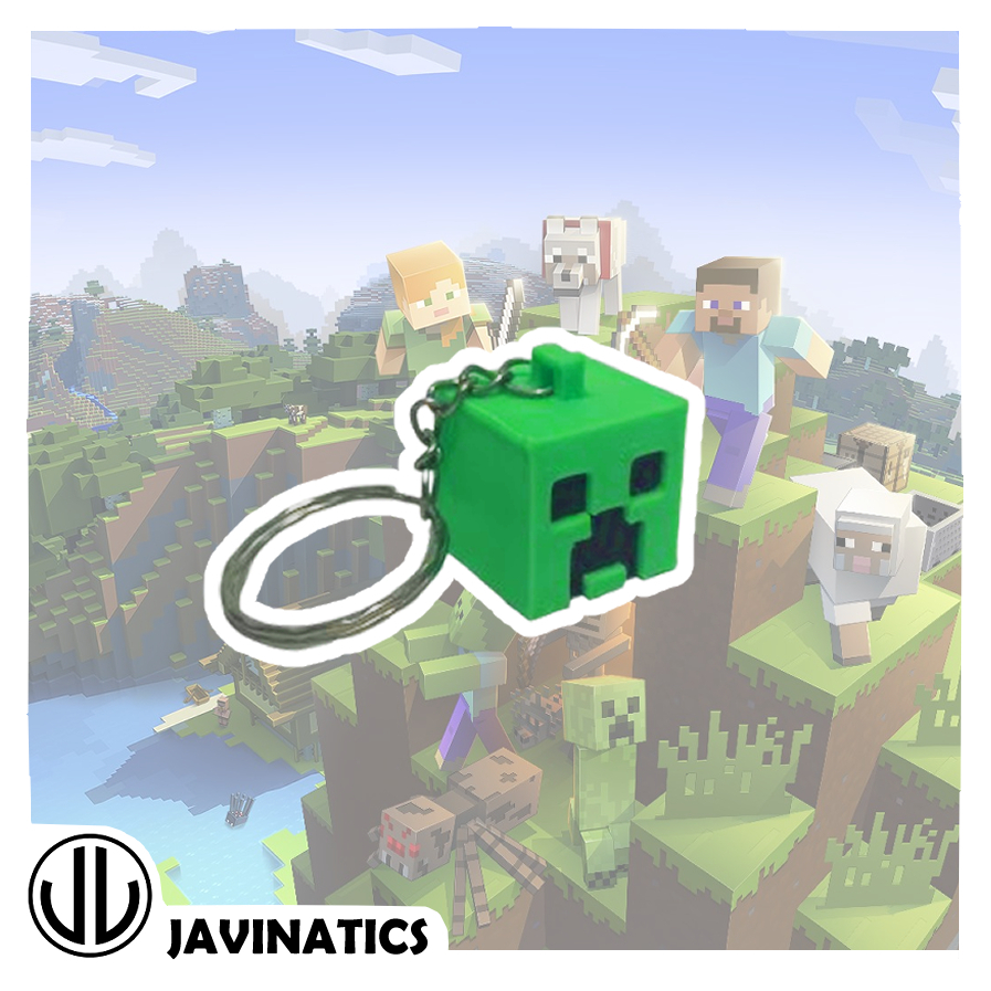Creeper Head: Minecraft-Inspired Creeper Keychain | Shopee Philippines