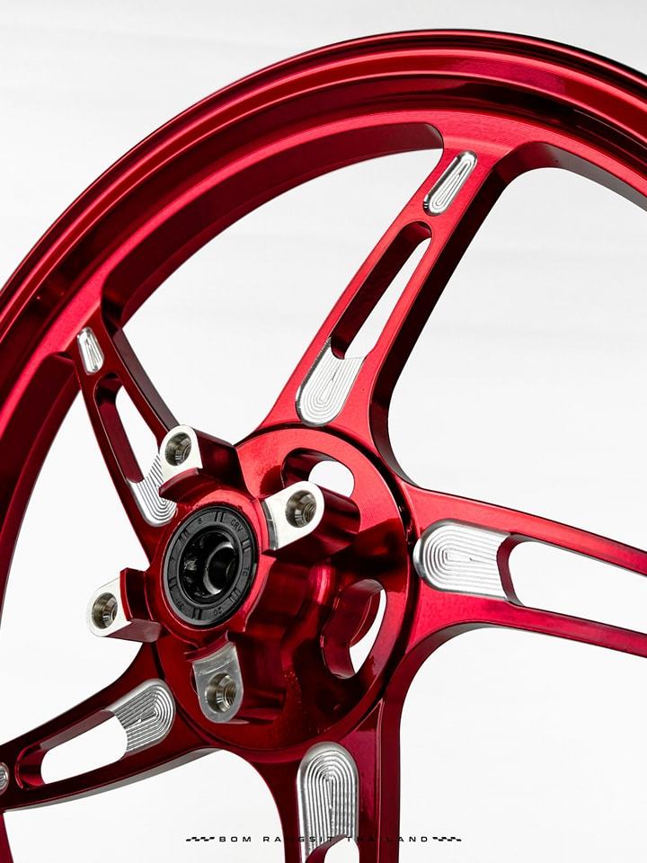 Bom Rangsit BomX Luna Mags CNC x14s 5 Spokes Motorcycle Accessories ...