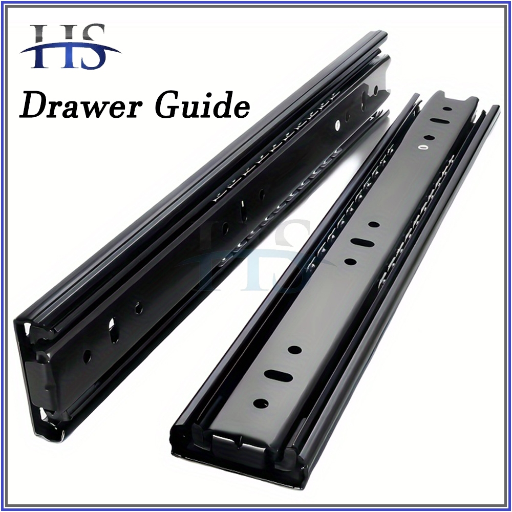 1pair Drawer Slide Soft Close Keyboard Drawer Slide For Desk Drawer Rail Heavy Duty Drawer Guide