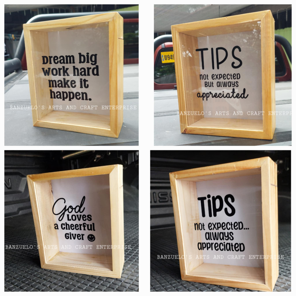 Large and Small Wooden tip box | Shopee Philippines