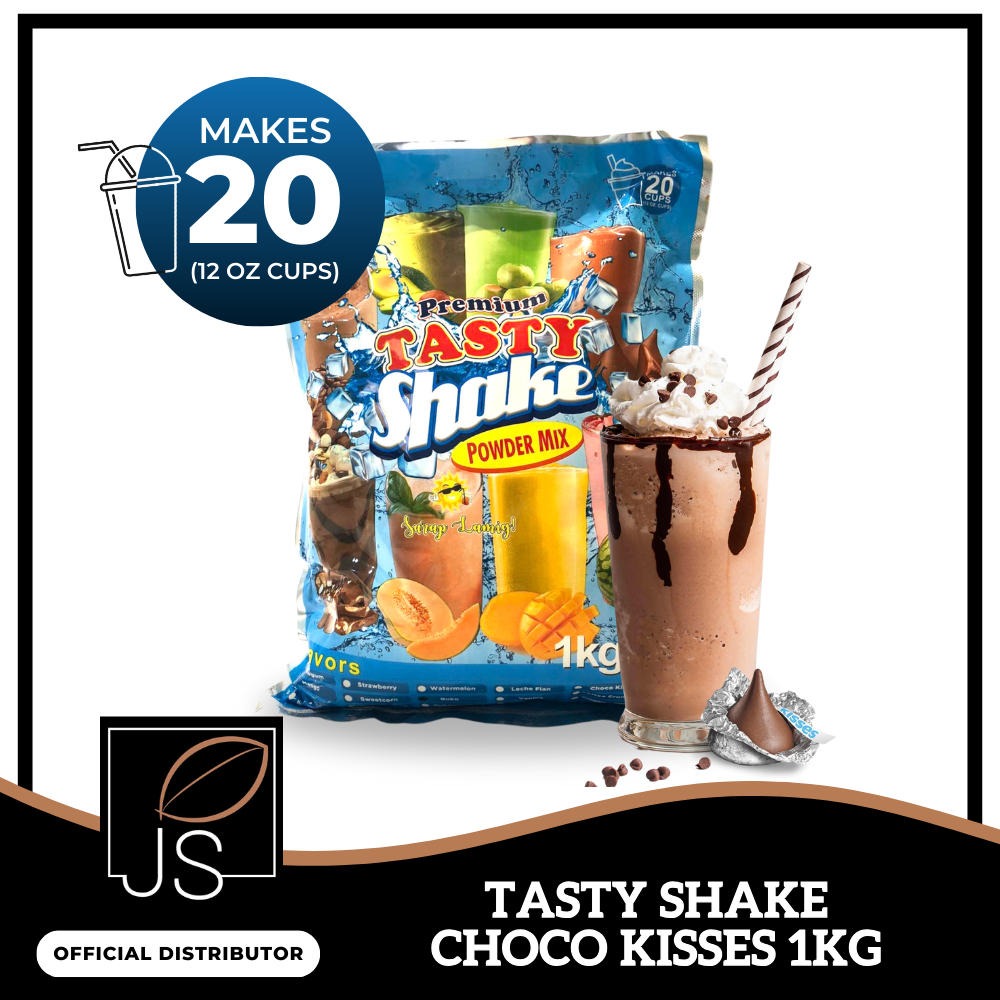 TASTY SHAKE Premium Choco Kisses Powder Mix 1kg 24 Flavors Available ...