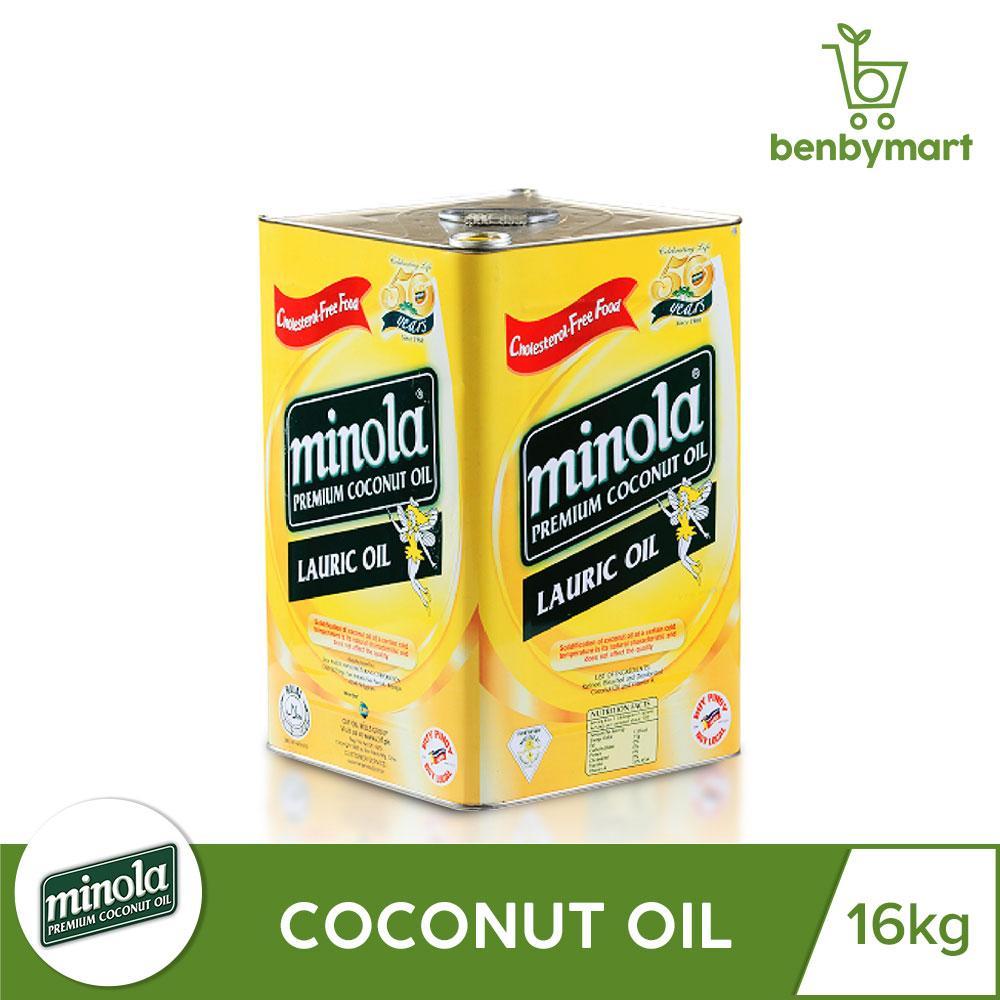 Minola Premium Coconut Oil Tin Can 16kg | Shopee Philippines