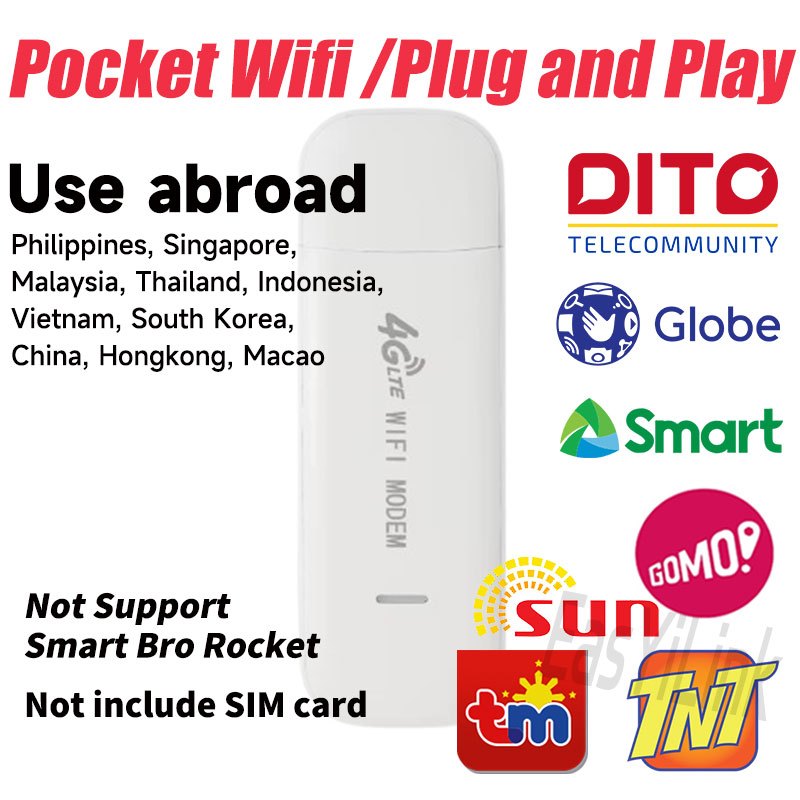 4G Wireless Router Vemo Wifi Openline Usb Pocket Wifi Fit For Globe ...