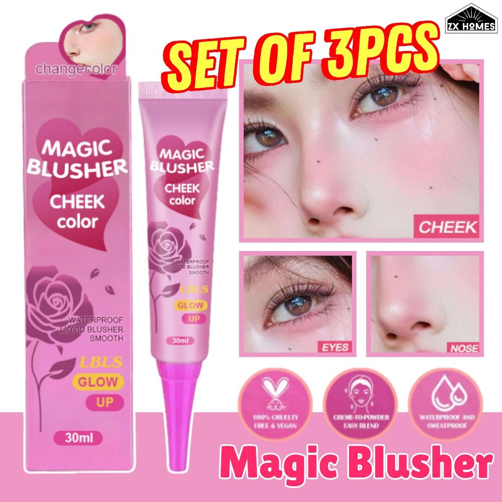 KKJJ.PH Magic Blusher Color Changing Liquid Blush Waterproof Long ...