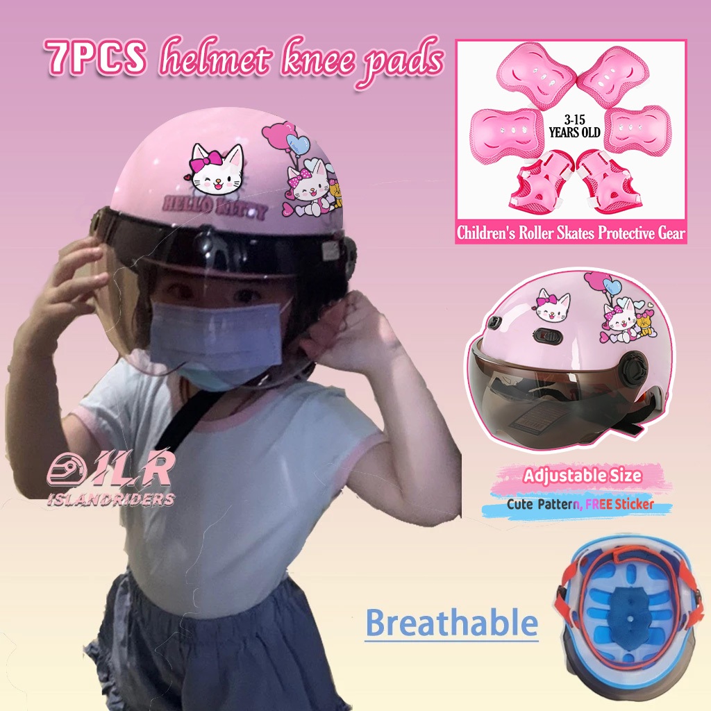 Cycling Helmet for Kids 2-10 Years Olds Half Face Cute Girl Boy ...