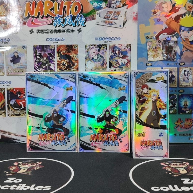 Naruto Kayou cards Tier 4 wave 1 Box official Naruto anime | Shopee ...