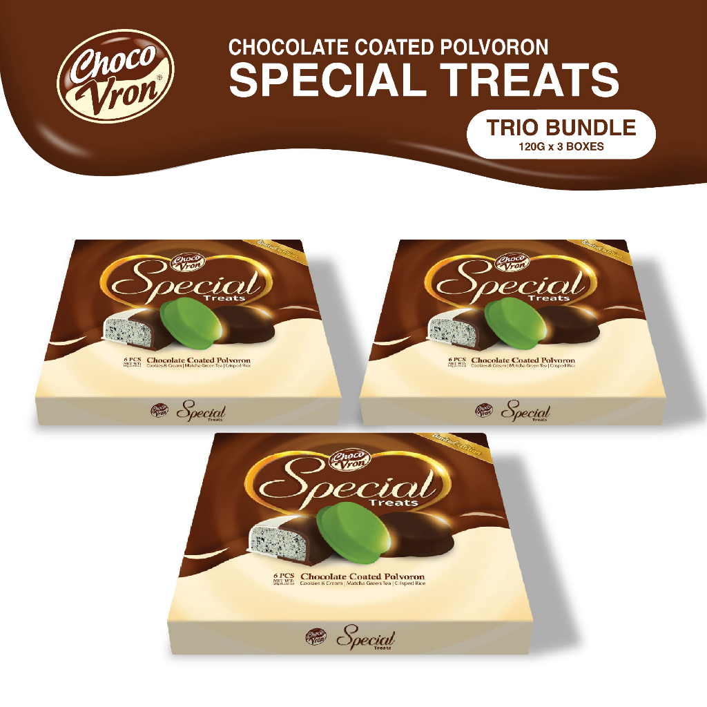 ChocoVron Gift Box Chocolate Coated Special Treats (Assorted Polvoron ...