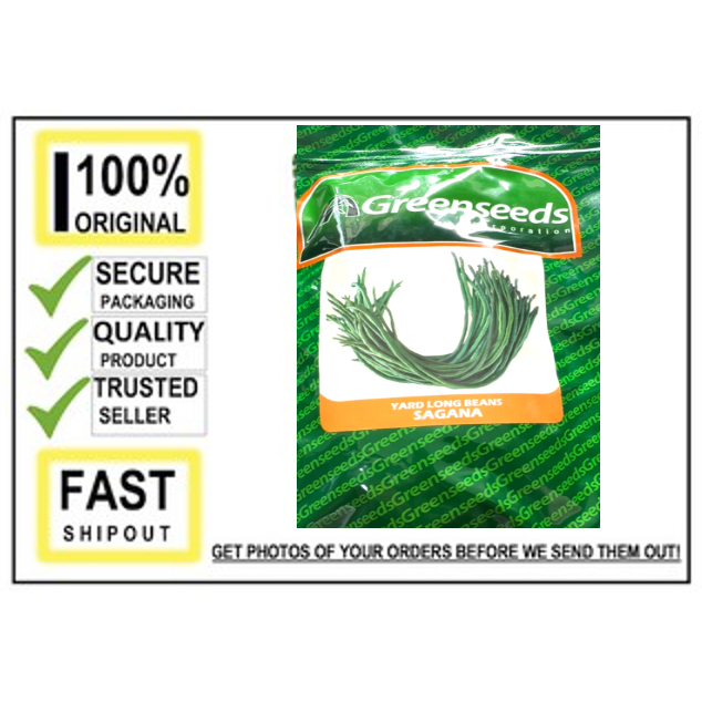SAGANA BEANS (SITAW) SEEDS BY GREENSEEDS 1 KILO | Shopee Philippines