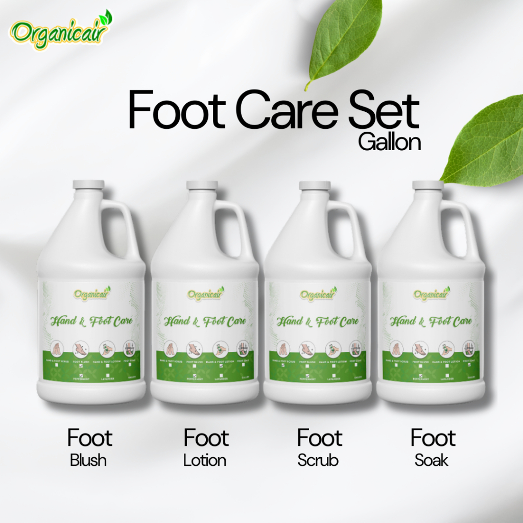 Foot Care Gallon Set Hand and Foot Lotion, Scrub, Soak, Blush By ...