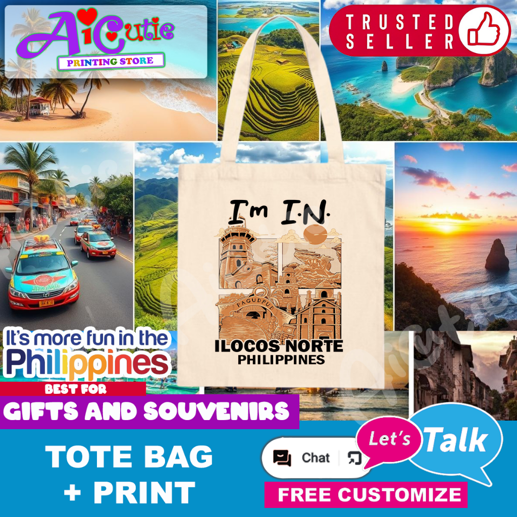 ILOCOS NORTE LOVELY TOTE BAG DESIGN BEST FOR GIFTS AND SOUVENIRS ...