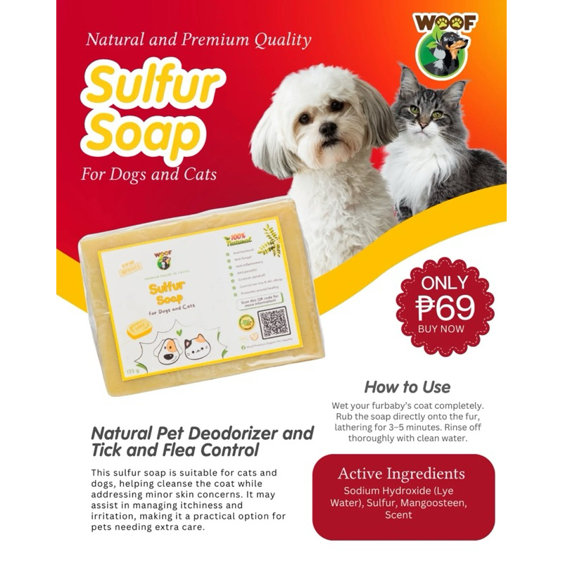 Sulfur Soap (For Cats & Dogs) | Shopee Philippines