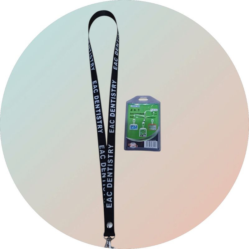 EAC DENTISTRY ID LACE LANYARD/G-HOOK 1/2 SIZE | Shopee Philippines