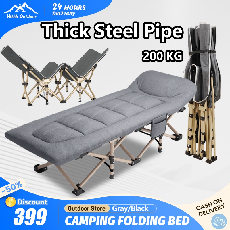 【Wthb Outdoor】Folding Bed Camping Single Outdoor Indoor Bedoffice ...