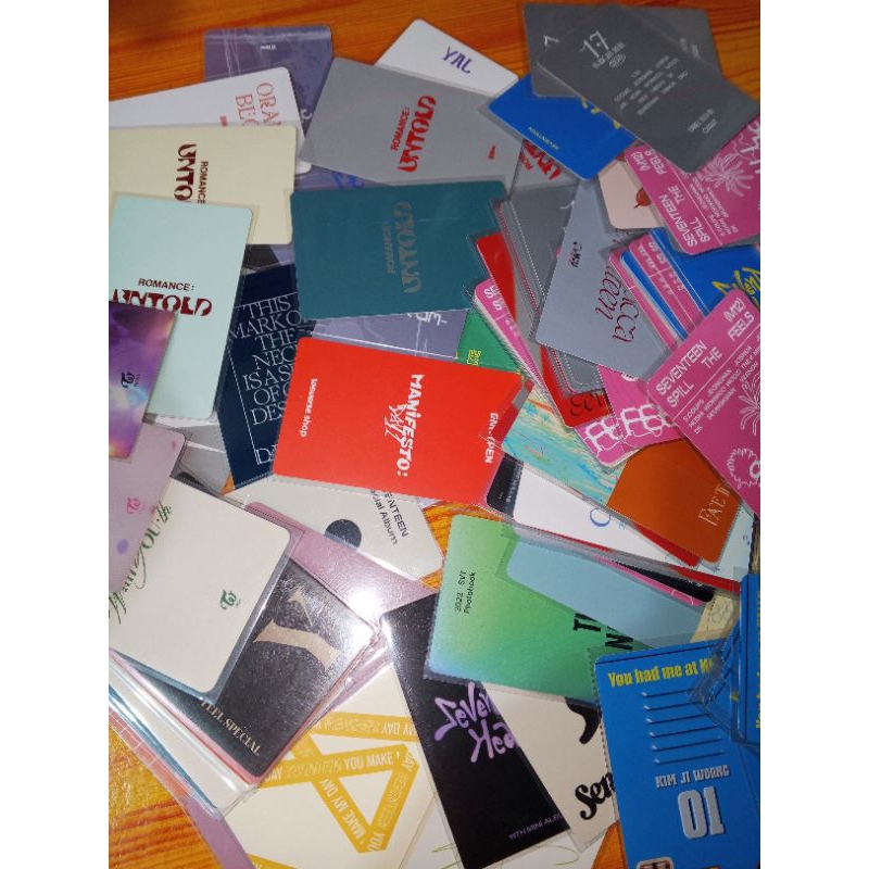 Random pull official photocards (live selling) | Shopee Philippines