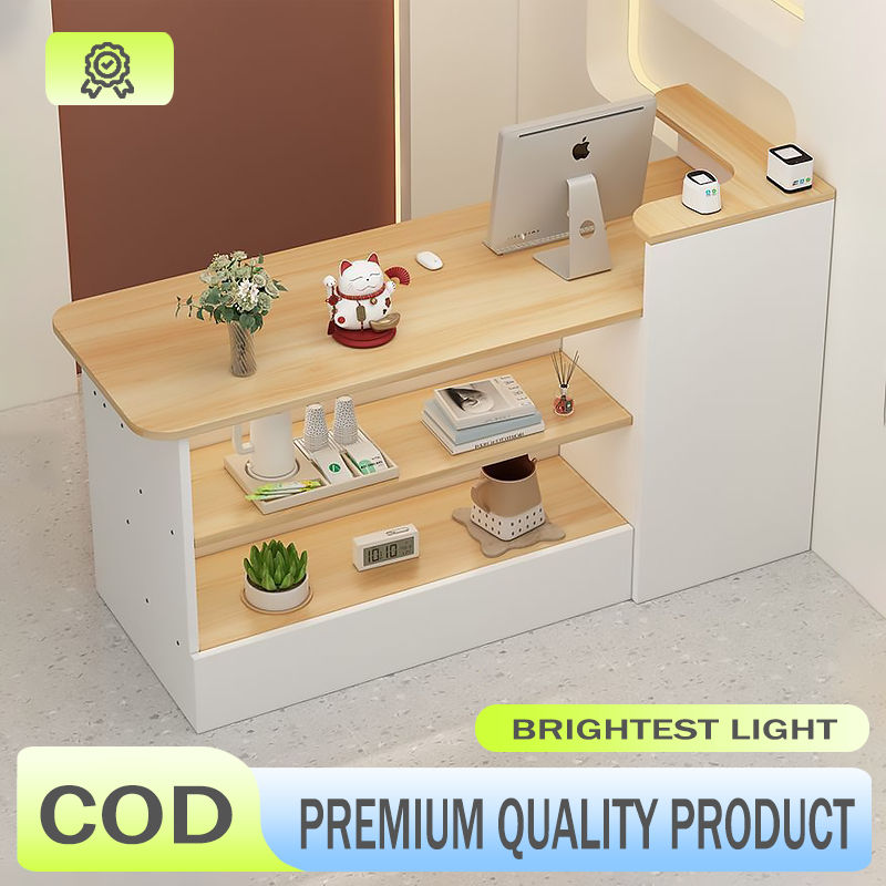 BriLight. Modern bar counter Cashier counter Front desk Arc counter ...