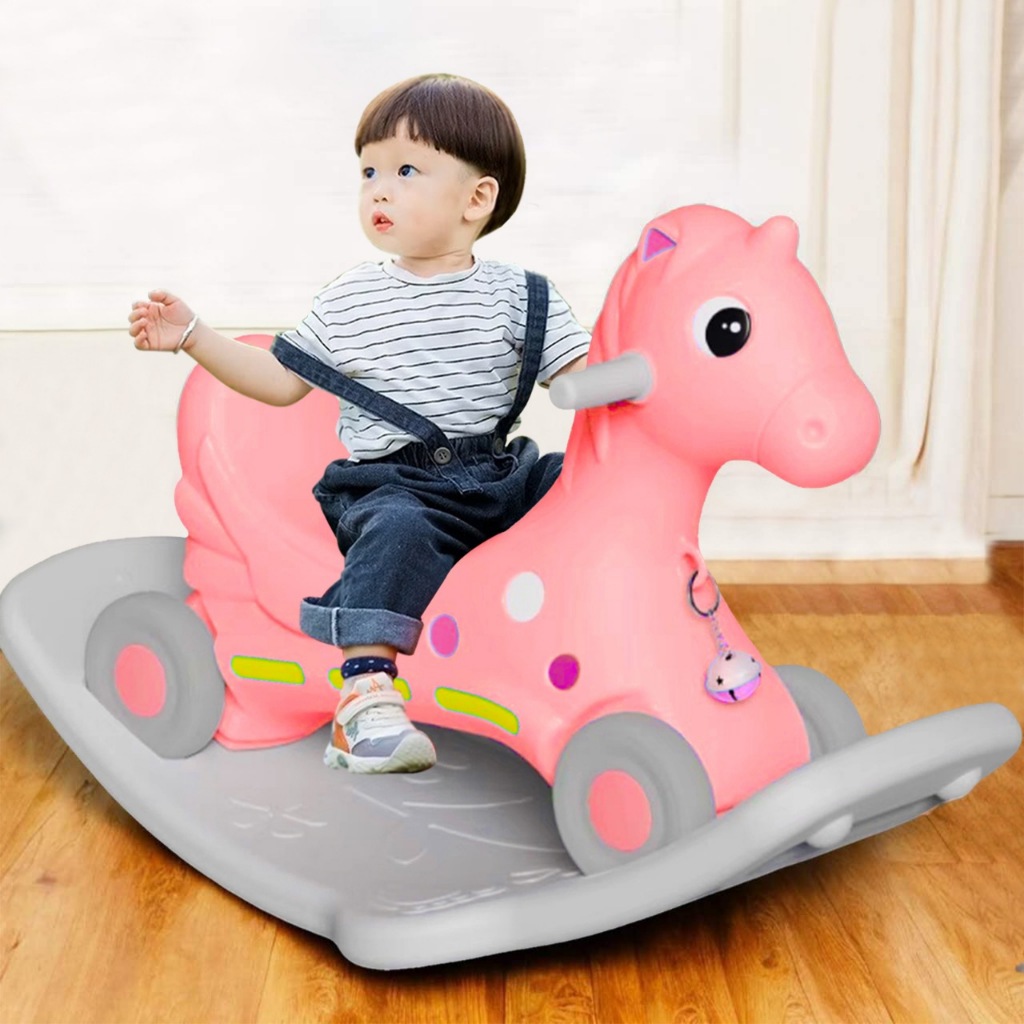 Tokyoite Japan 3in1 Big Rocking Horse Rider Push Rocker Horse Toys Ride ...
