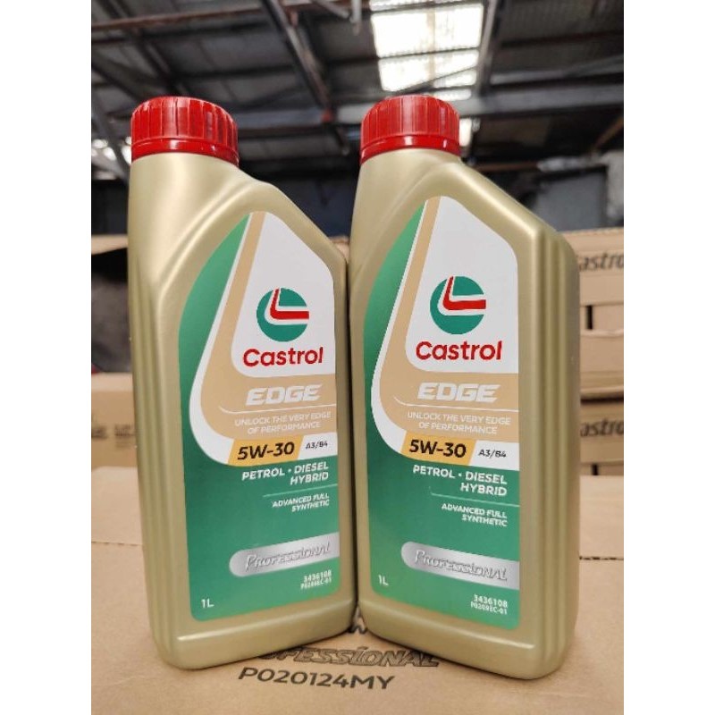 CASTROL EDGE PROFESSIONAL ENGINE OIL 5W-30 A3/B4 1L (FULLY SYNTHETIC ...