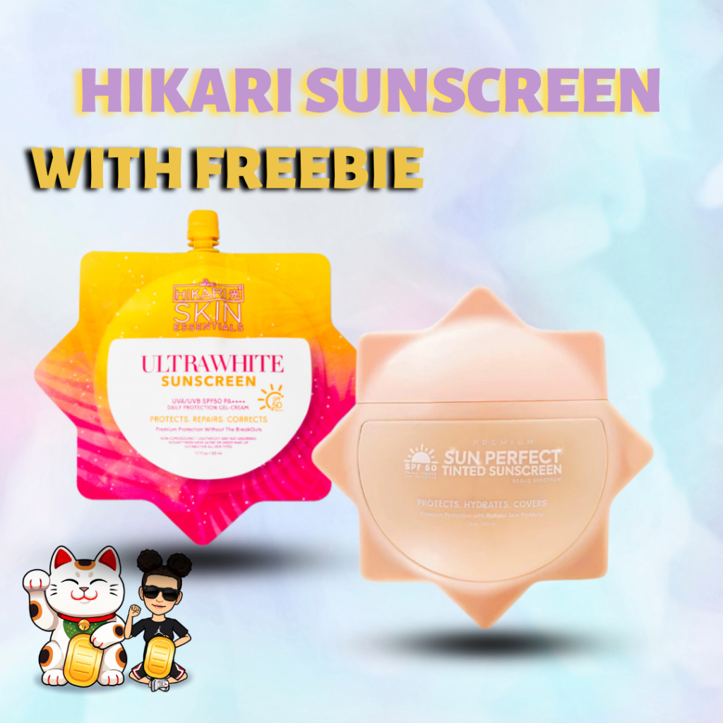 HIKARI SUNSCREEN 50g UltraWhite UVA / UVB SPF 50 by: Hikari Skin Essentials | TINTED | Shopee ...