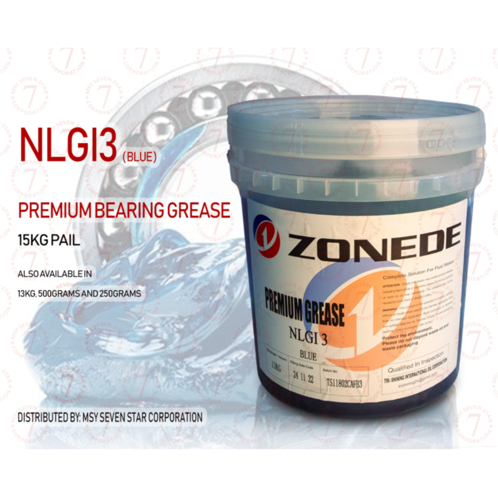ZONEDE PREMIUM NLGI 3# BLUE Grease | Shopee Philippines