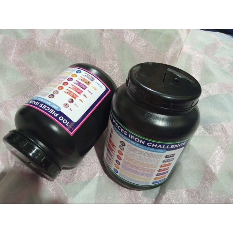 ALKANSYA IPON CHALLENGE/GIANT JAR/100 PIECES IPON/COINBANK/PIGGY BANK ...