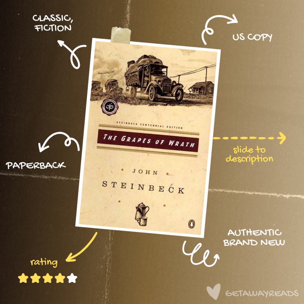 The Grapes of Wrath (Centennial Edition) by John Steinbeck (Paperback ...