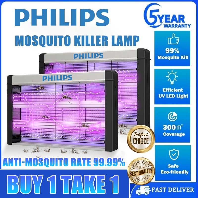 Philips Mosquito Electric Killer Lamp Wall Mounted LED Ultraviolet Lamp ...