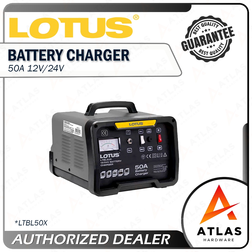 Lotus Battery Charger 50A 12V/24V LTBL50X | Shopee Philippines