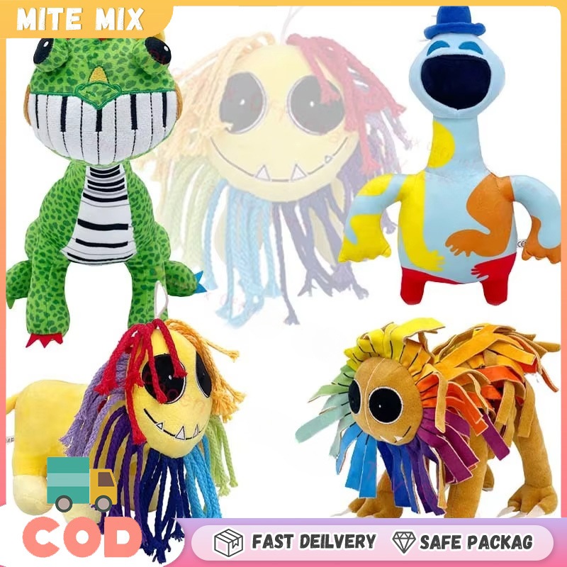 Nightmare Critters Poppy Playtime Chapter 4 Doey Pianosaurus Plush Toys ...