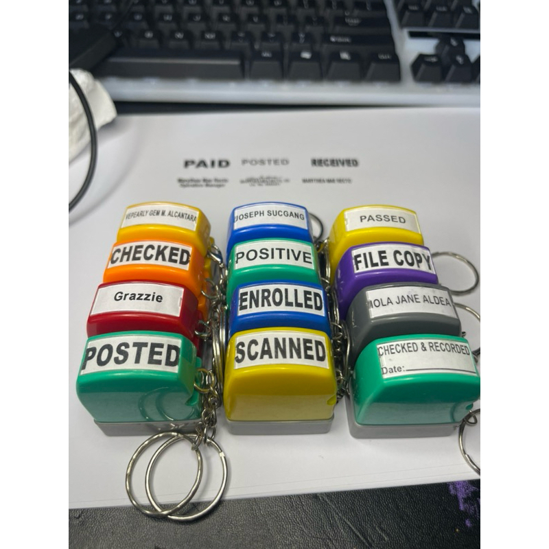 HA1027 self inking stamp free name | Shopee Philippines