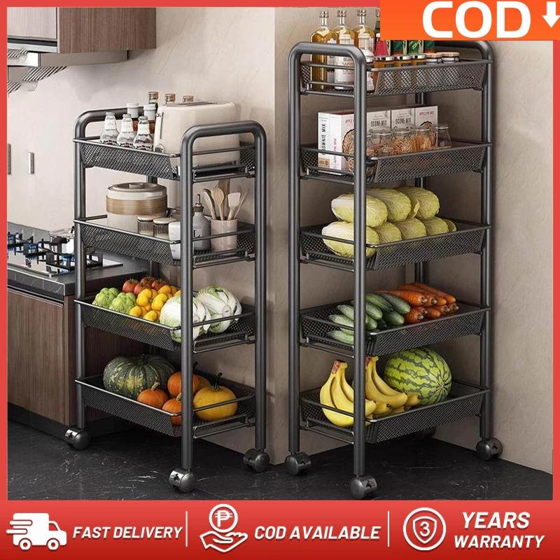 Kitchen Rack Floor Stand Household Microwave Stove Shelves Scene Tool ...