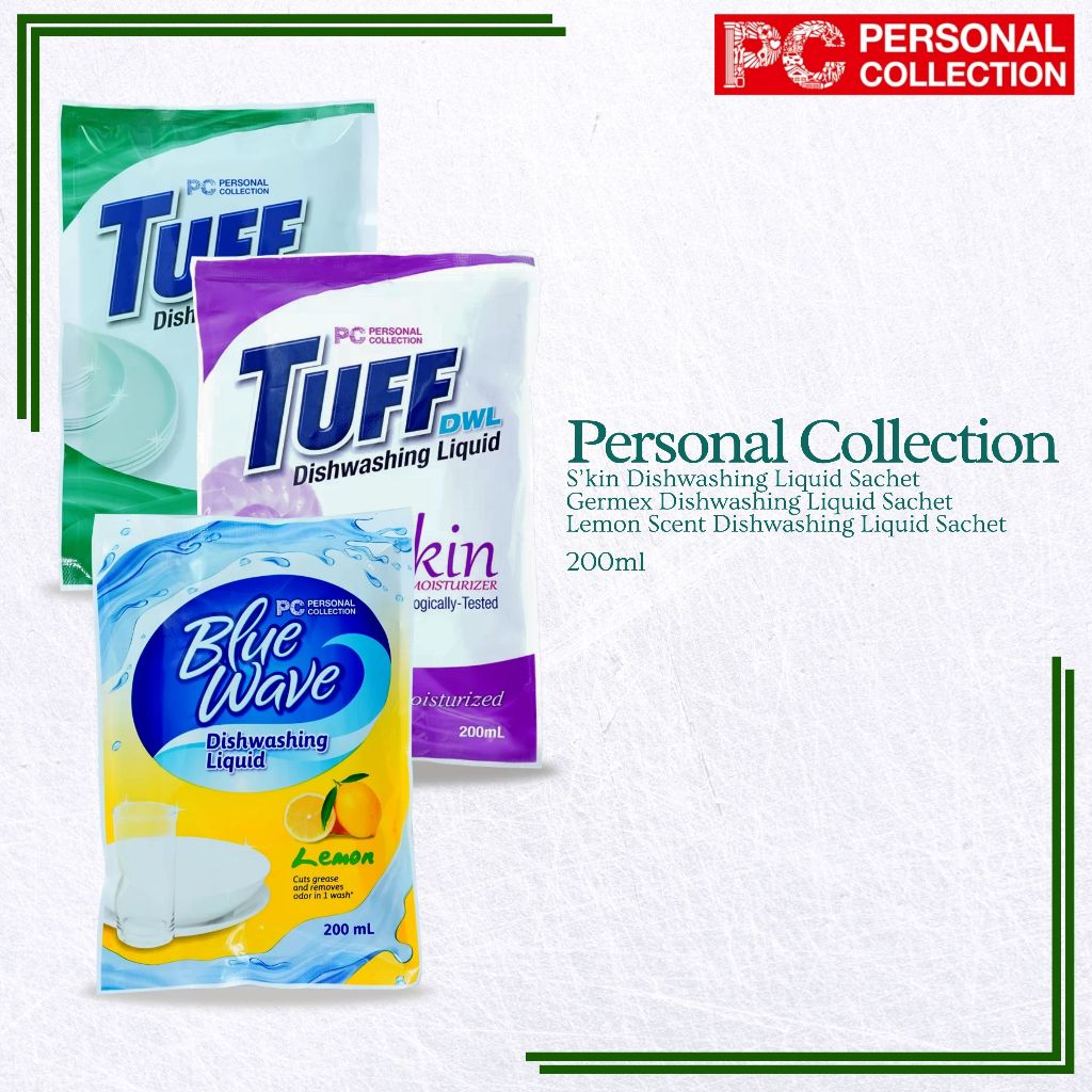 PERSONAL COLLECTION Blue Wave Lemon Scent, Germex, S'kin Dishwashing ...