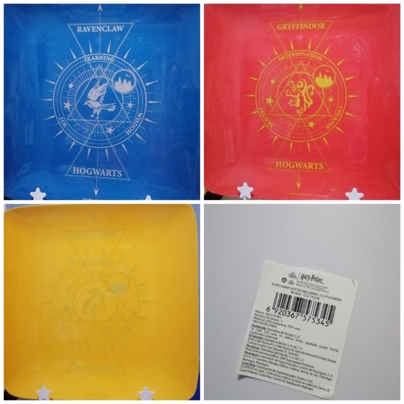 Harry Potter square melanine plate collection | Shopee Philippines