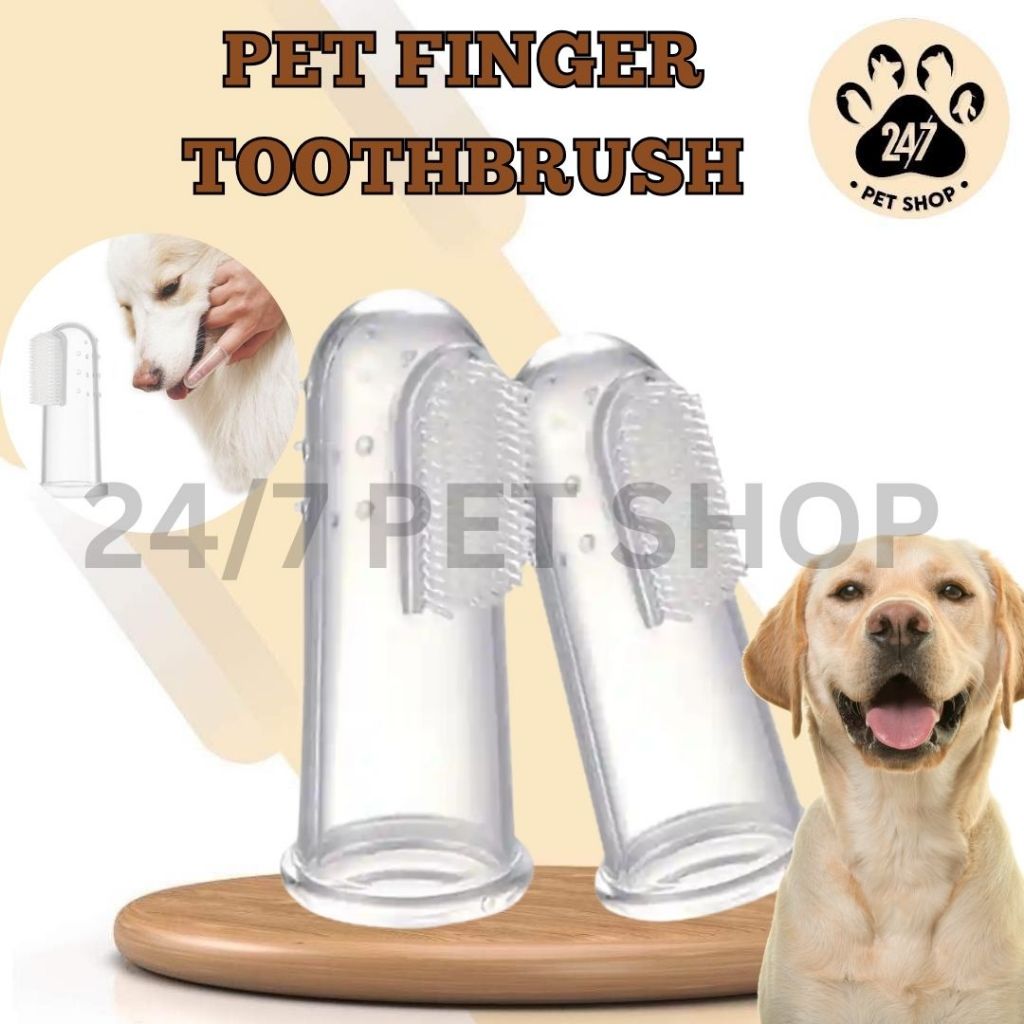 All Stages Adult Kitten Pet Silicone Finger Toothbrush Pet Oral Care ...