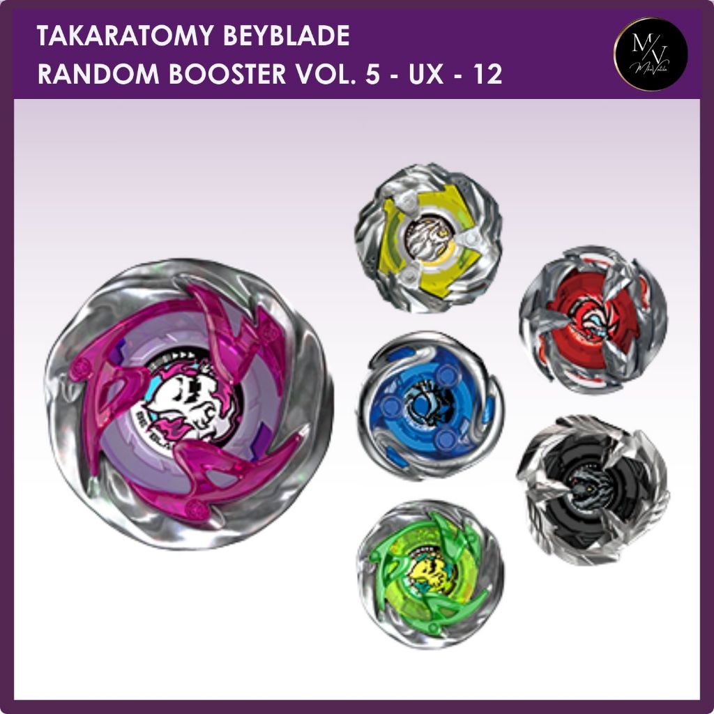 ＊Beyblade X UX-12 Random Booster Vol.5 - Unleash Powerful Blades in Epic Battles! | Shopee ...