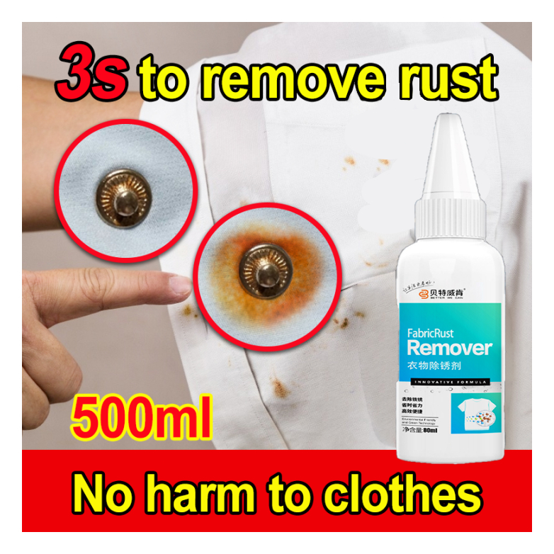 Fabric Rust Stain Clothes Rust Remover Decontamination Rust Remover ...