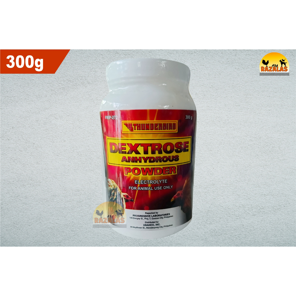 THUNDERBIRD DEXTROSE POWDER ELECTROLYTE 300G | Shopee Philippines