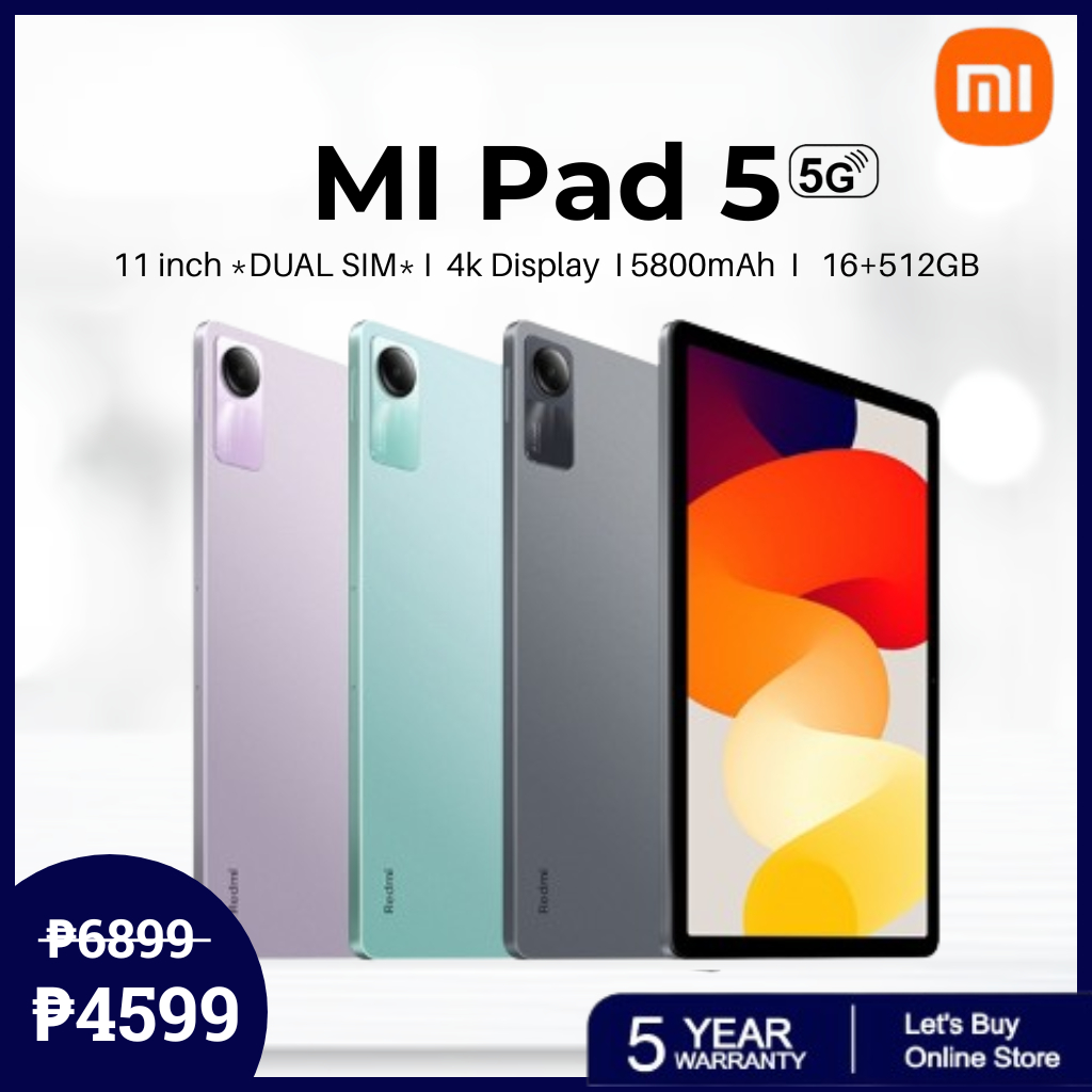 MI 5G Tablet Pad5 PRO 11inch 16GB+512GB Dual sim4K Display Dual SIM ...