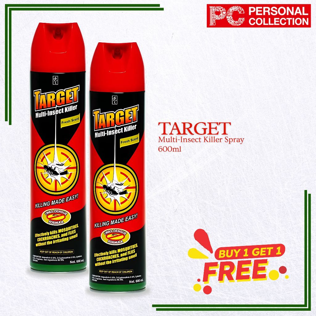 PERSONAL COLLECTION Buy1 take 1 Target Multi-Insect Killer Spray 600ml ...