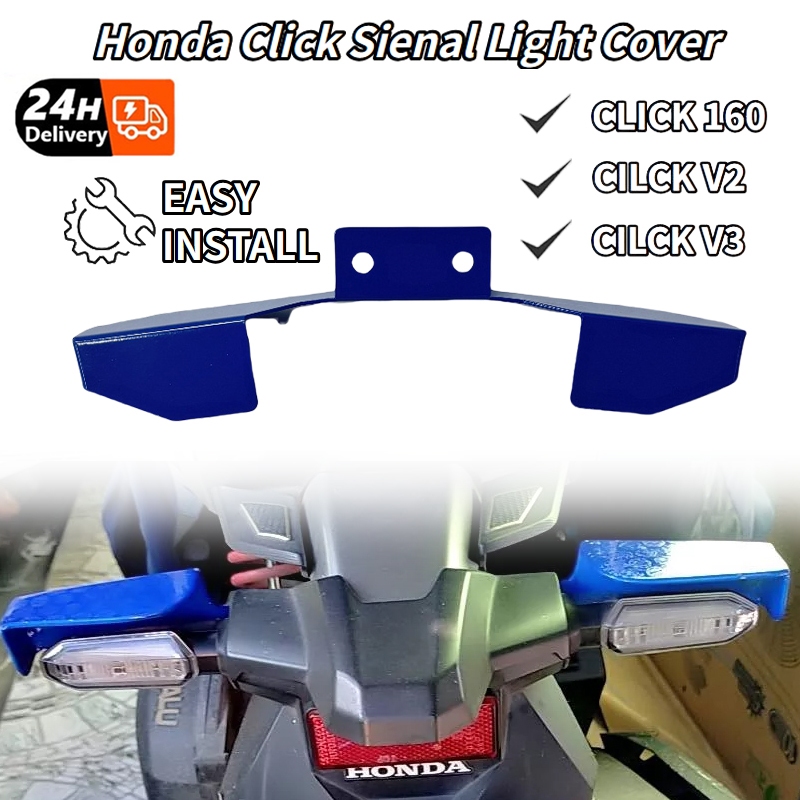 HONDA click signal light Blue/Red protector light for Honda CLICK V3 ...
