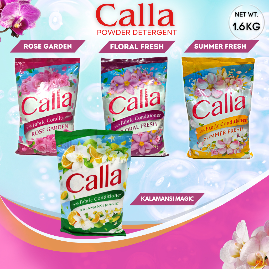 Calla Detergent Powder with Fabric Conditioner | Shopee Philippines