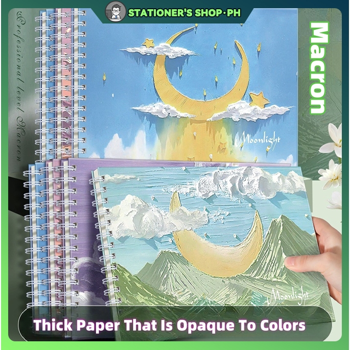 A4 Mark Pen Drawing Notebook Watercolor Anime Hand drawn Sketchbook Art ...