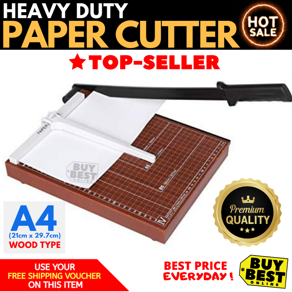 A4 Premium Paper Cutter (Wood) [CHEAPEST] | Shopee Philippines