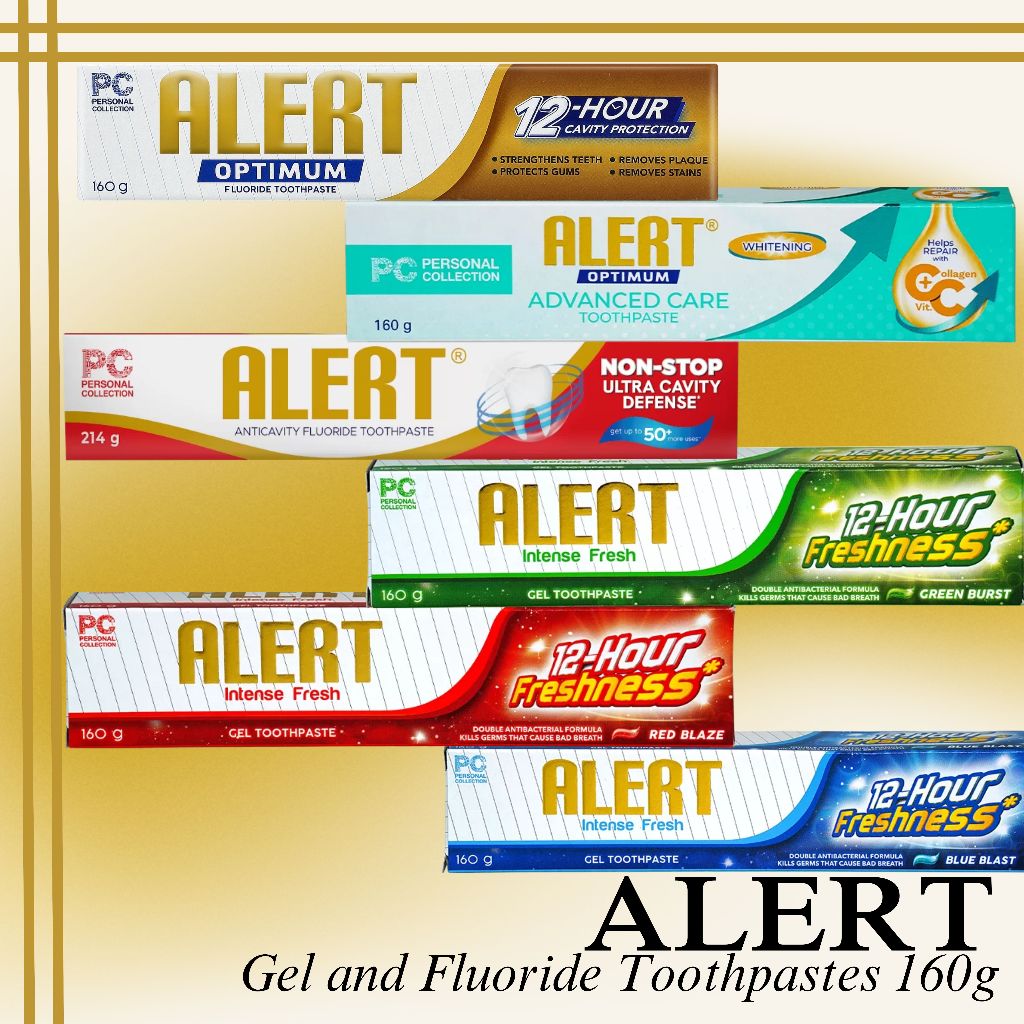 Personal Collection Alert Intense Fresh and Optimum Gel Fluoride ...