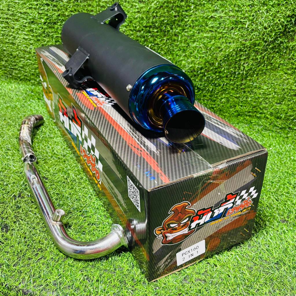 HUN PIPE 2IN1 W/ SILENCER FOR HONDA PCX 160/CLICK 160 | Shopee Philippines