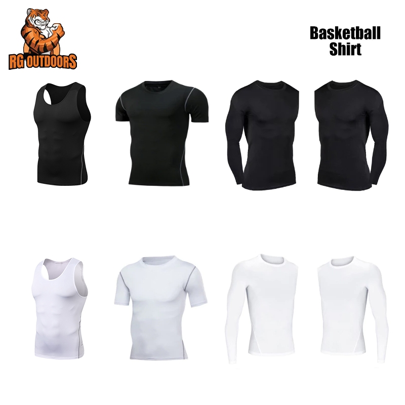 Basketball Men's Sports Shirt Compression Sando for Basketball Elastic ...