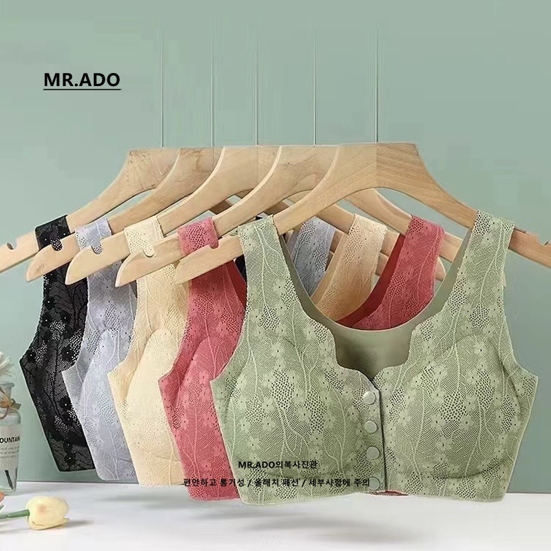 Medical bra women front closure non wire underwear push up bra wireless ...