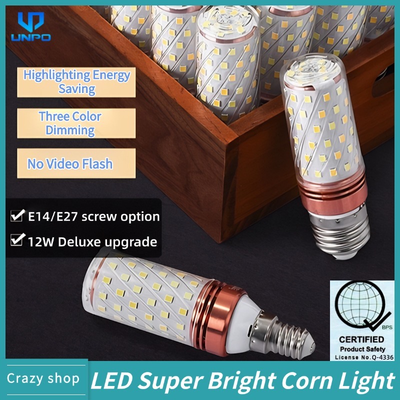 LED Light Corn Bulb Light TriColor Change light High Brightness E27/E14 ...